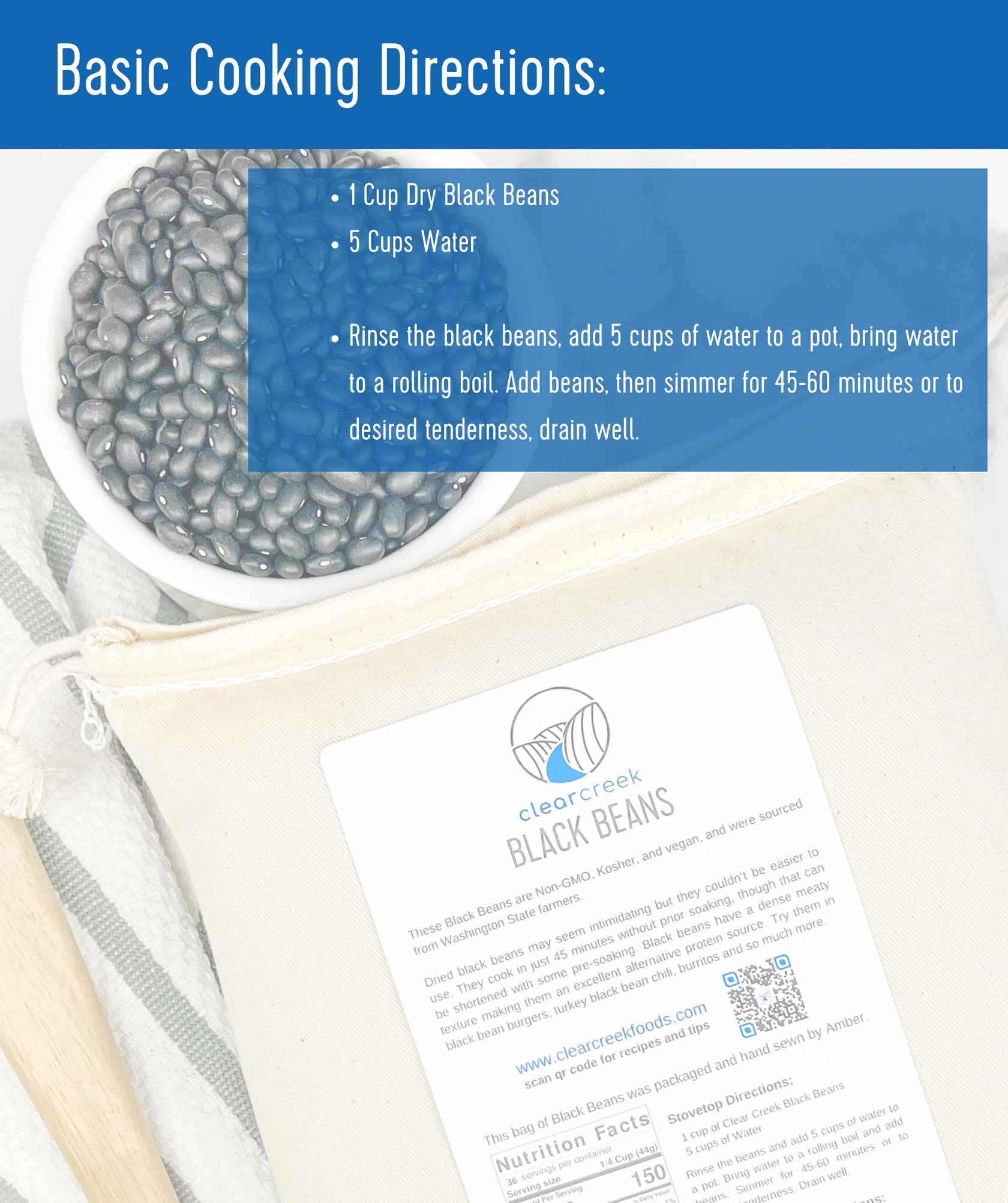 Bean Pack: Black, Pinto & Kidney Beans Bundle – Palouse Brand
