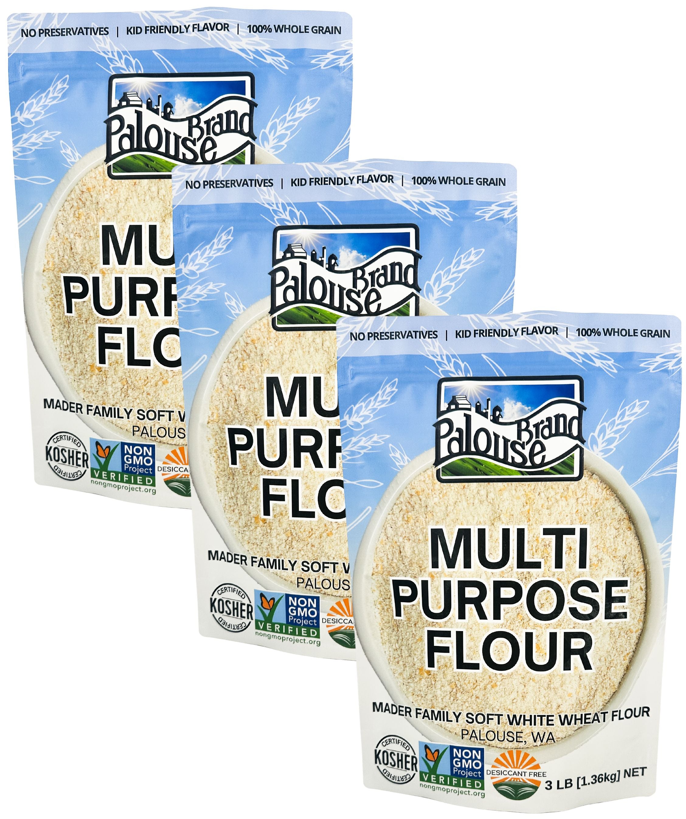 Certified Glyphosate Residue Free | Multi-Purpose Flour Pack | 9 LBS ...